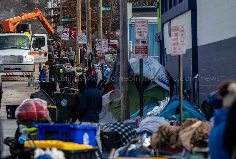 Tents, people removed from Manchester Street encampment in lengthy, day ...